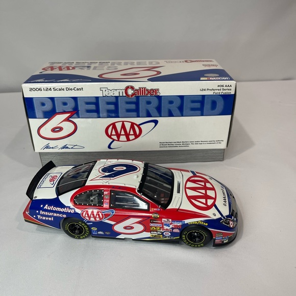 Aaa | Toys | 206 Nascar Mark Martin 6 Team Caliber Ford Fusion Diecast ...